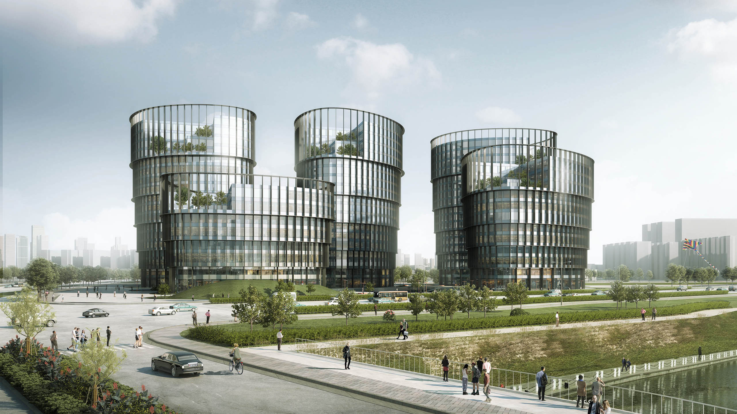 Vanke Tongzhou River Plaza - CLOU architects