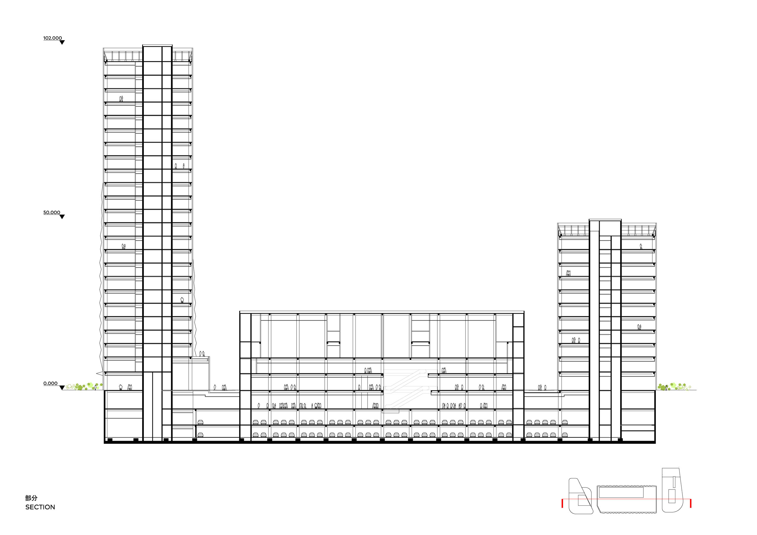 Jing Mian Xin Cheng - CLOU architects