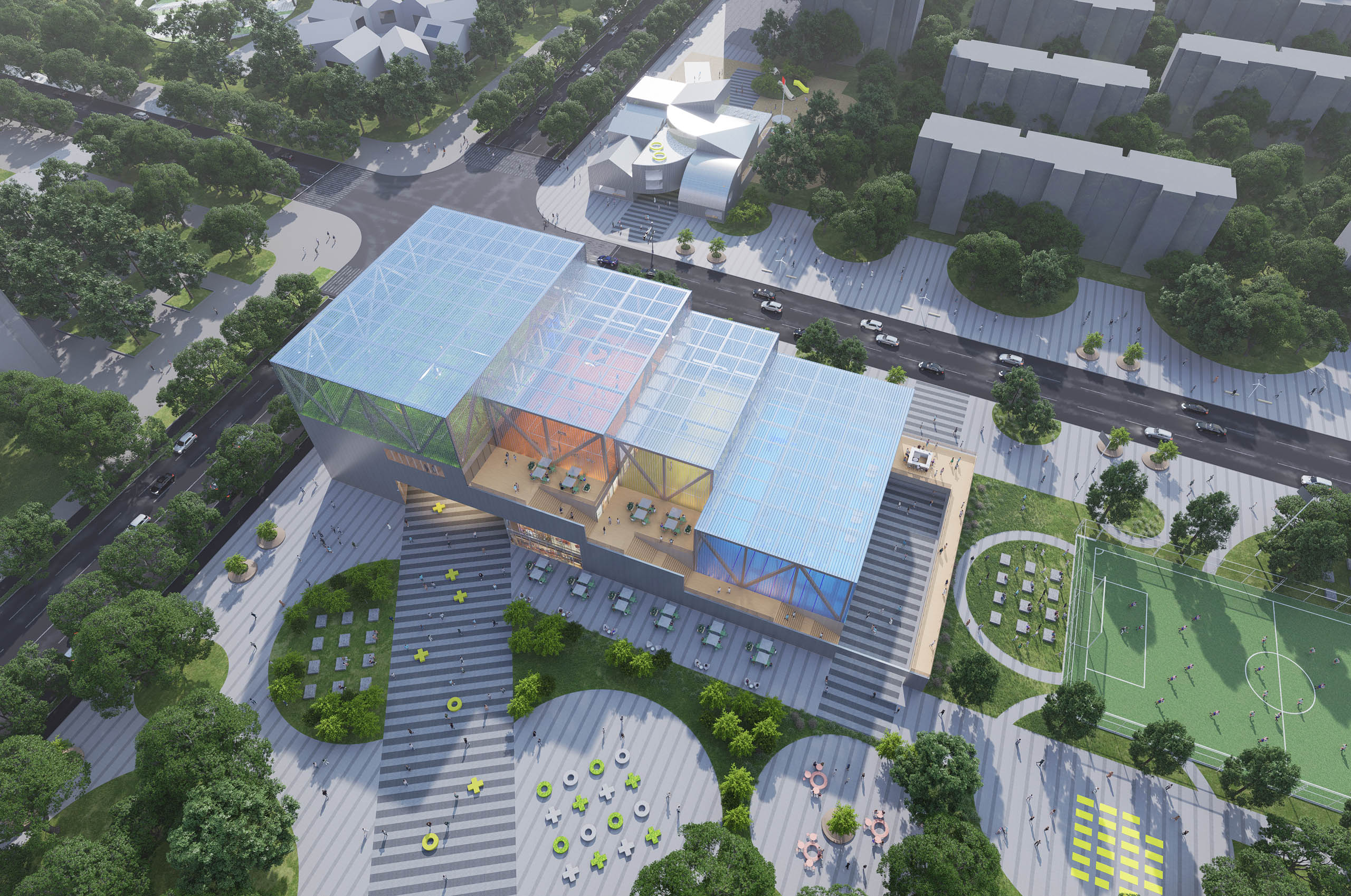 Vanke Sports Hill - CLOU architects