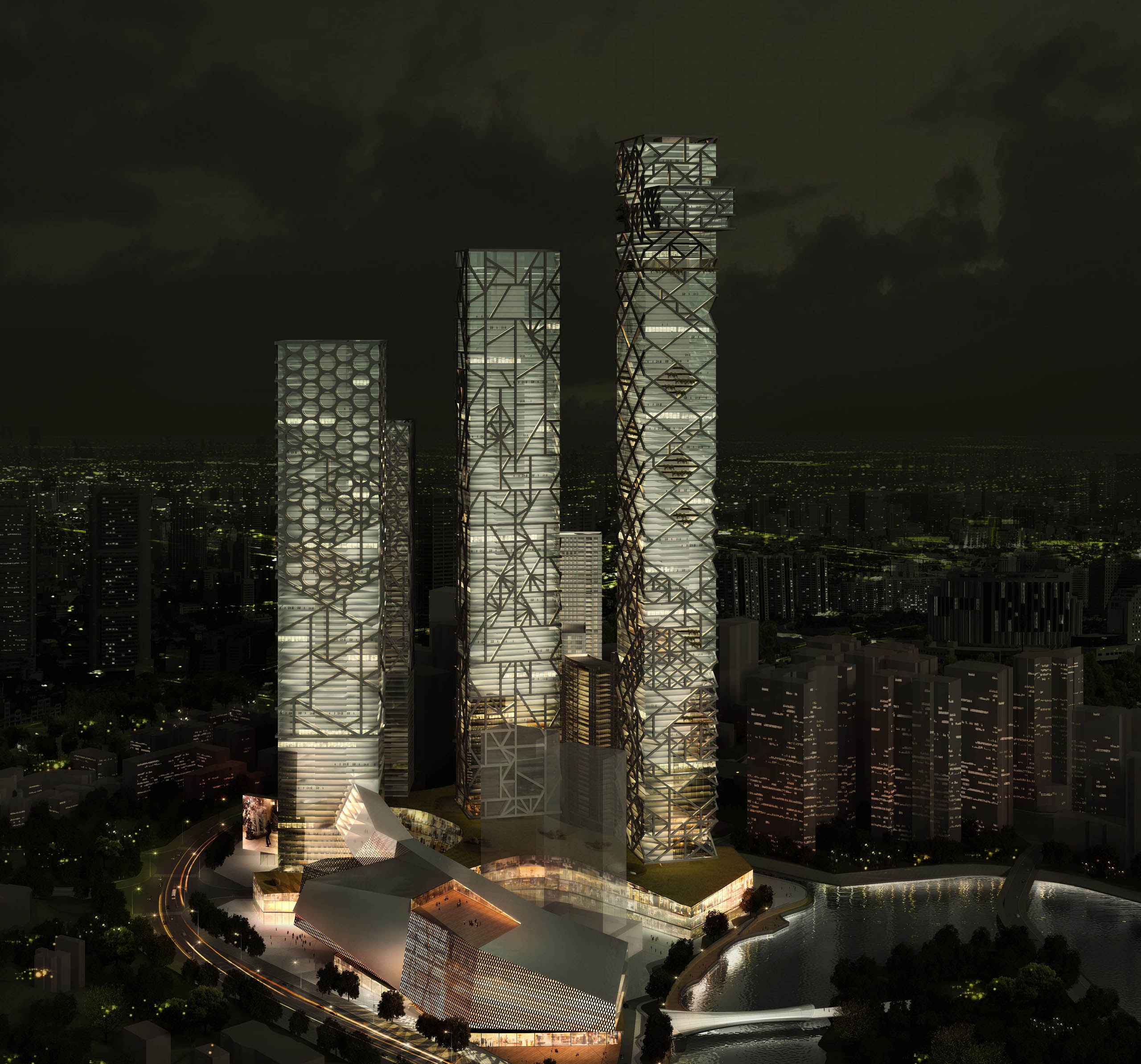 Guiyang Riverside Regeneration Masterplan - CLOU architects