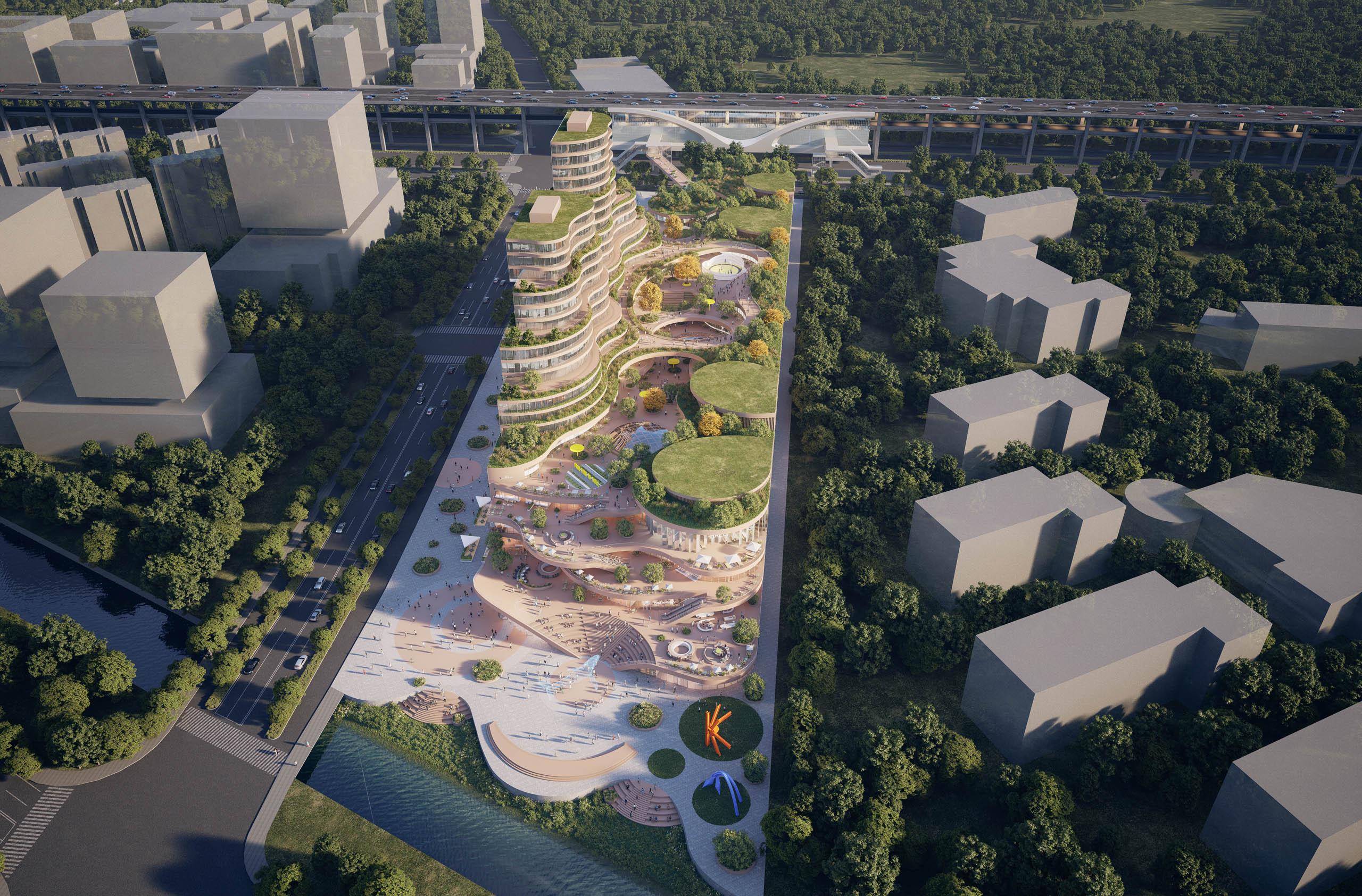 Rongtong Xiaoshan Super Mountain Park - CLOU architects