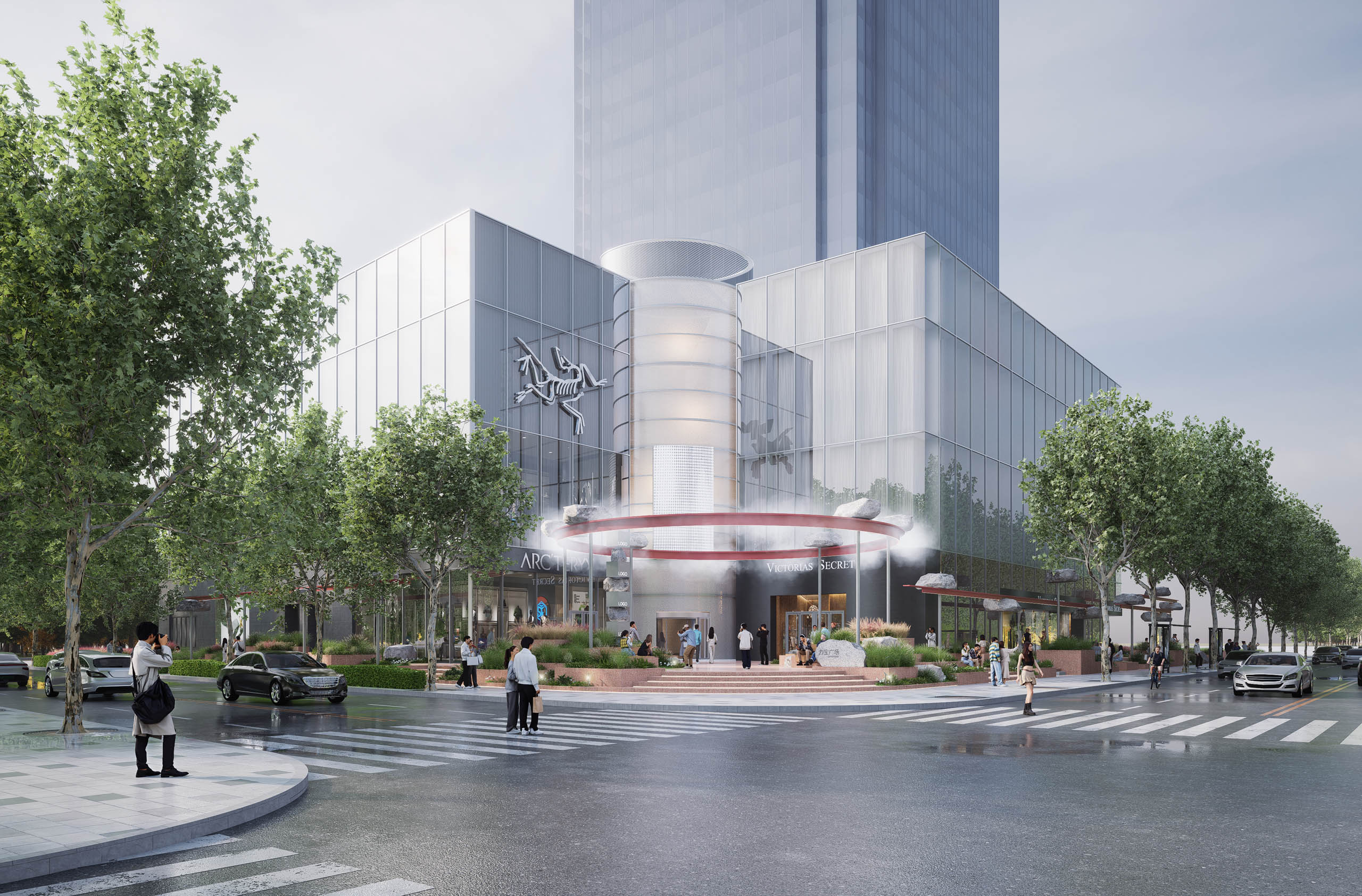 Shanghai Lippo Plaza Landscape Renovation - CLOU architects