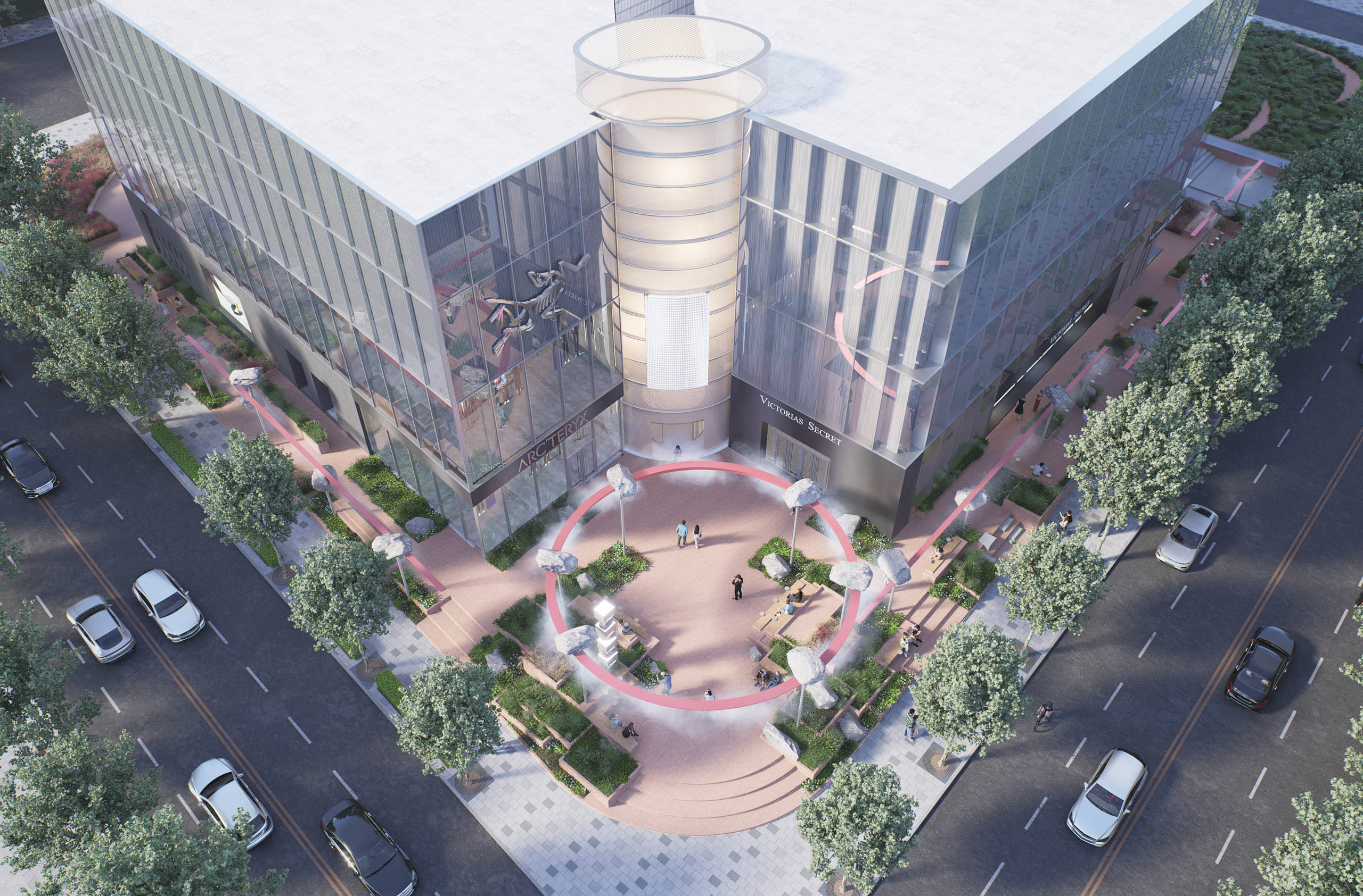 Shanghai Lippo Plaza Landscape Renovation - CLOU architects