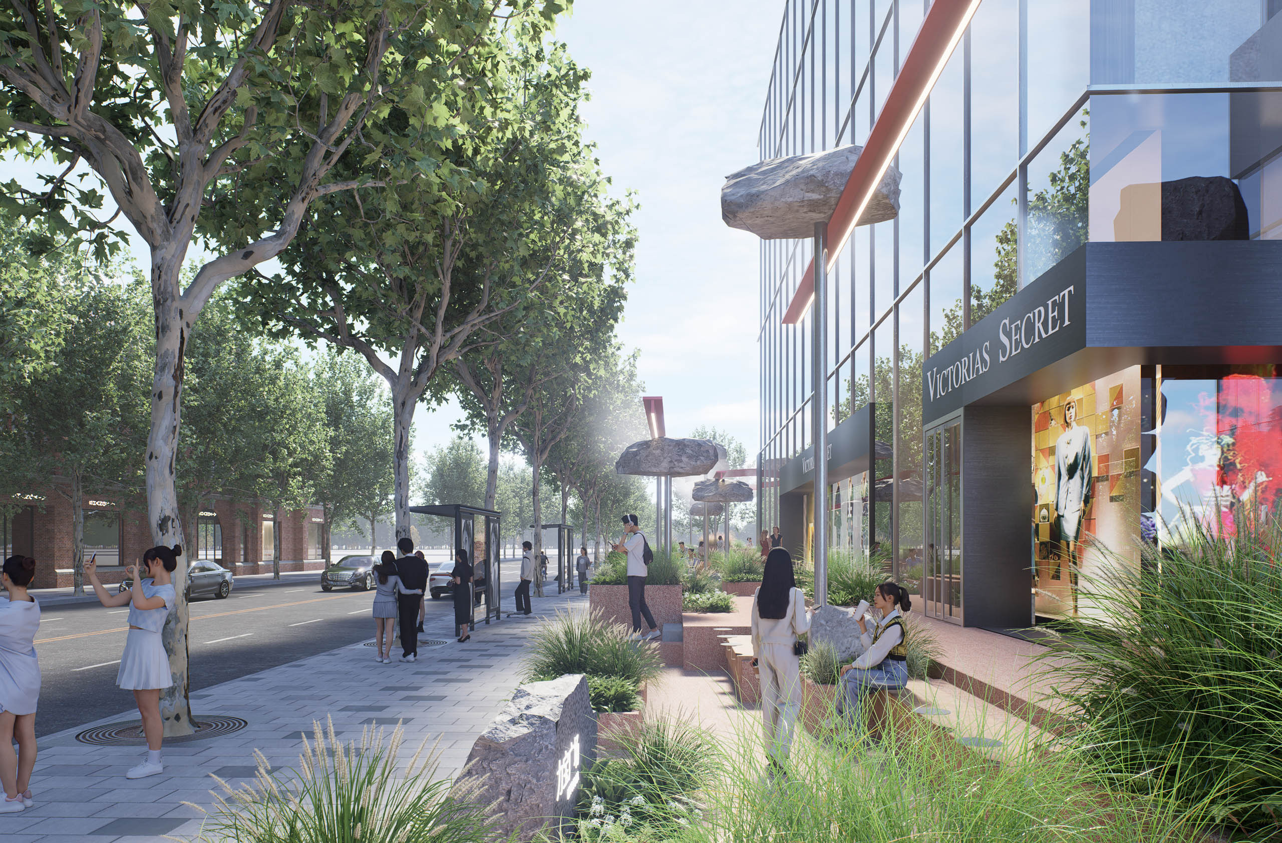 Shanghai Lippo Plaza Landscape Renovation - CLOU architects