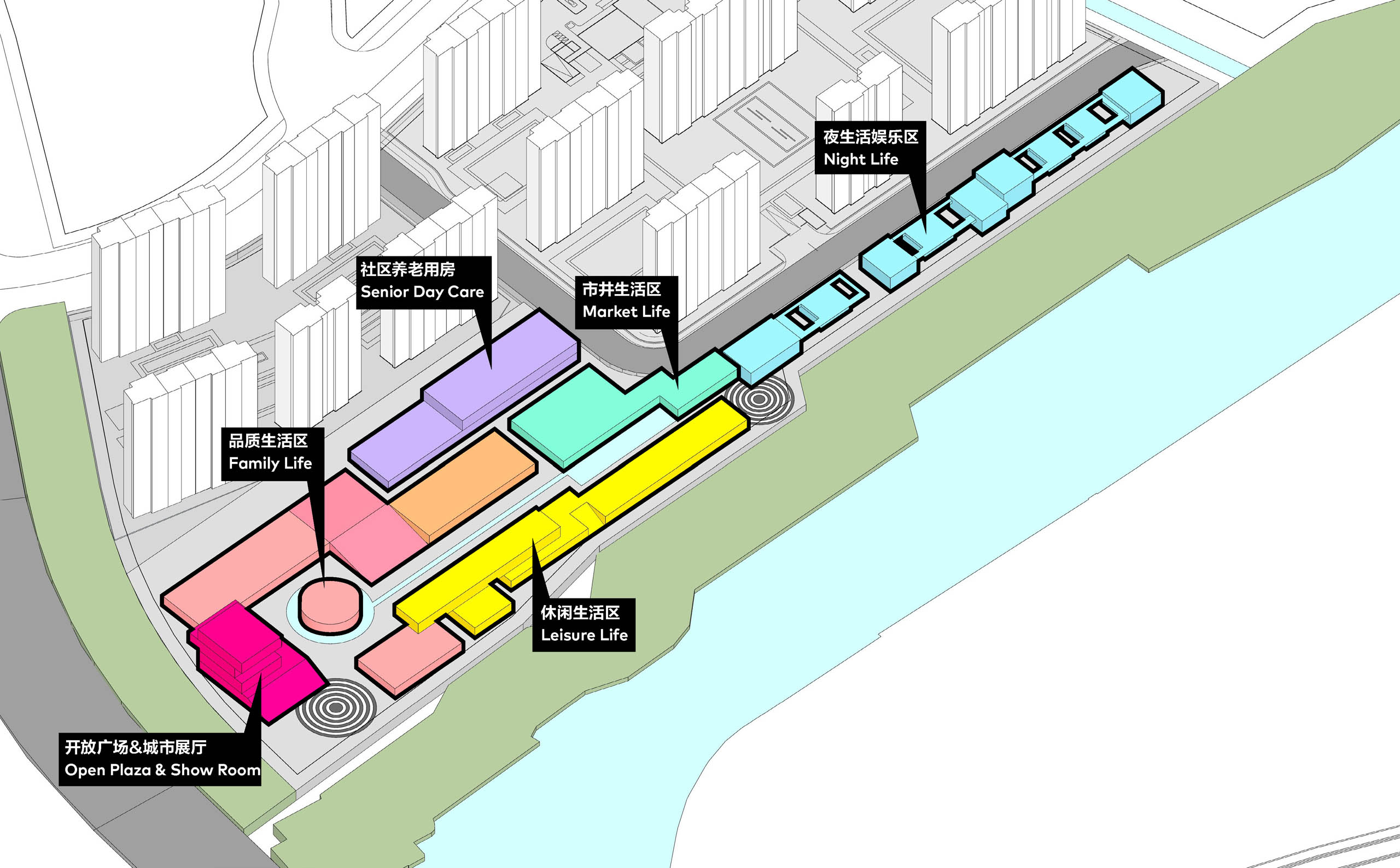 Vanke Suzhou Wujiang Canal Town - CLOU architects
